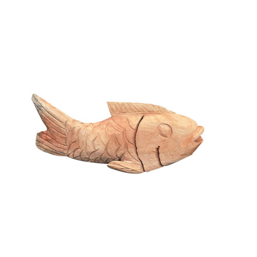 Fish Carved - Rustic Timber