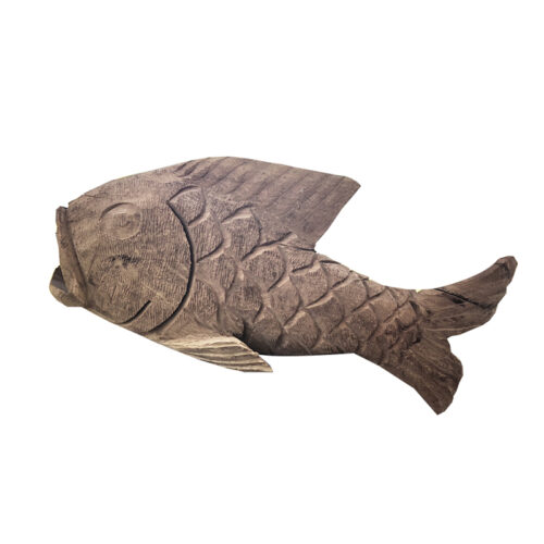 Fish Carved - Rustic Timber