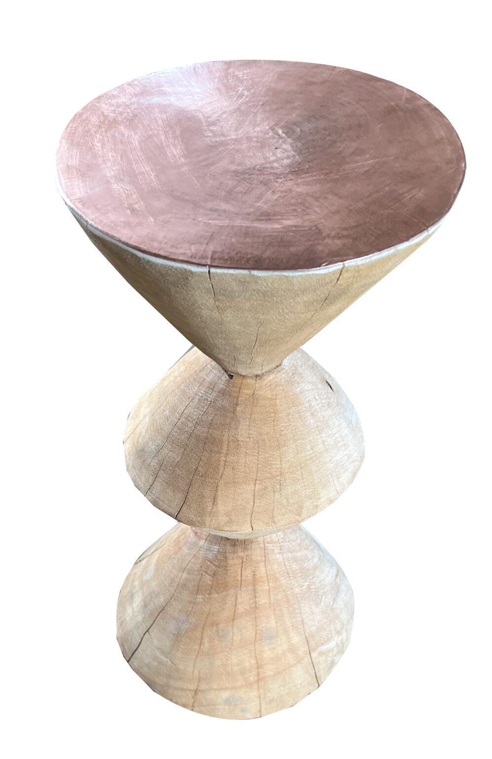Copper Side Tables - Rustic Timber