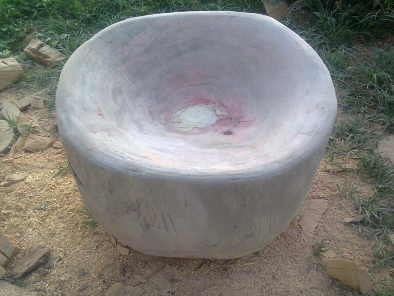 Bucket Stool - Rustic Timber
